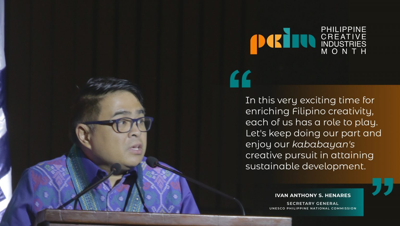Philippine Creativity and Innovation Convention 2023 speech of Ivan ...