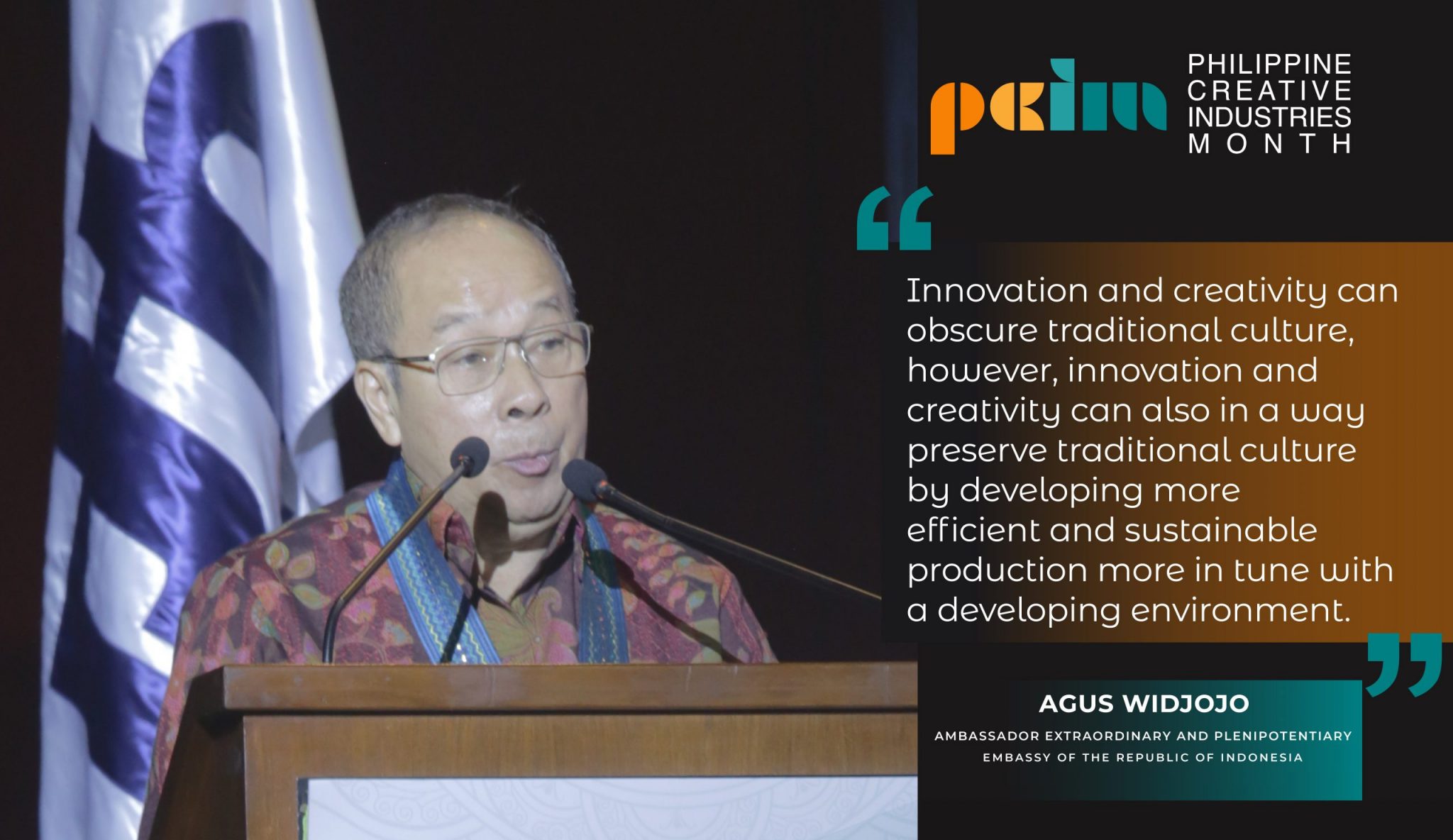 Philippine Creativity and Innovation Convention 2023 speech of Agus ...